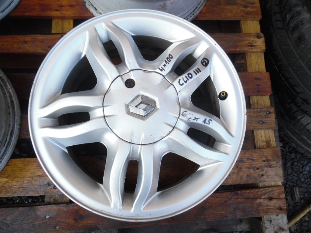 RENAULT CLIO III 3 FELGI ALUMINIOWE 15 ET50 KPL - 6756477084 ...