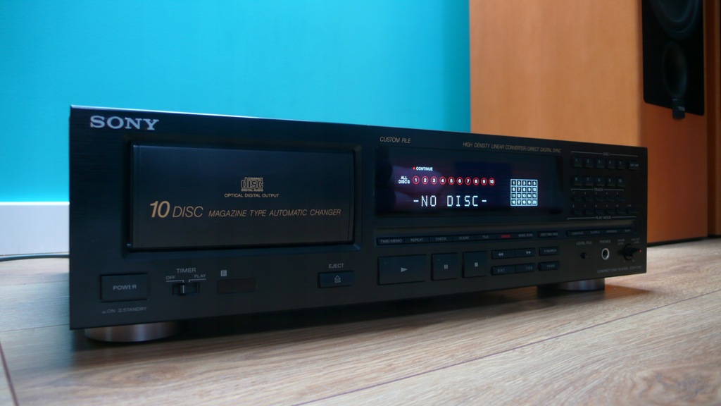 SONY CDP-C910 + 4 x MAGAZYNEK 10CD PILOT - 7755206236 - oficjalne ...