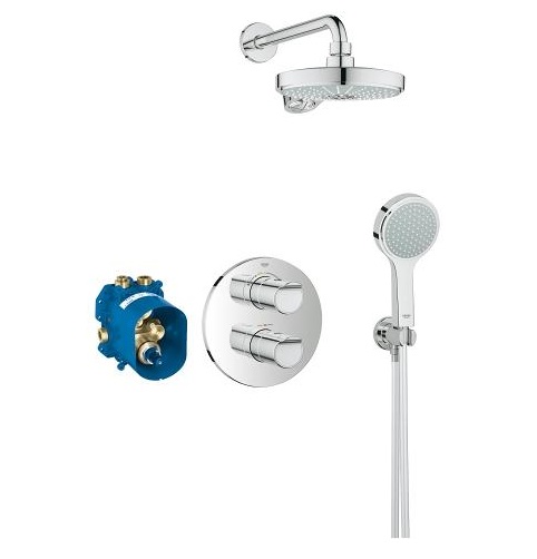 GROHE GROHTHERM 2000 ZESTAW PRYSZNICOWY PODTYNKOWY - 6706554754 - oficjalne archiwum Allegro