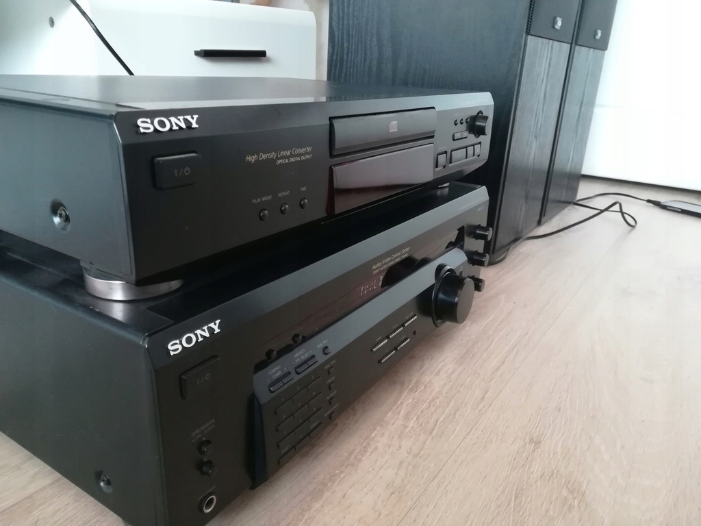 Amplituner Sony STR-DE135 + odtwarzacz CDP-XE220 - 7591424044 - oficjalne archiwum Allegro