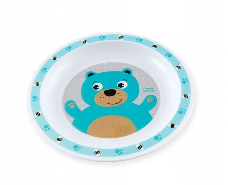 Canpol TALERZ PLASTIKOWY talerzyk MIŚ Cute Animals - 7597260282 ...