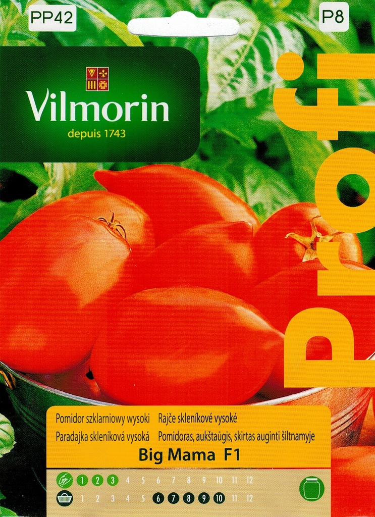 Pomidor szklarniowy wysoki Big Mama F1 0,1g - 7079392924 - oficjalne archiwum Allegro
