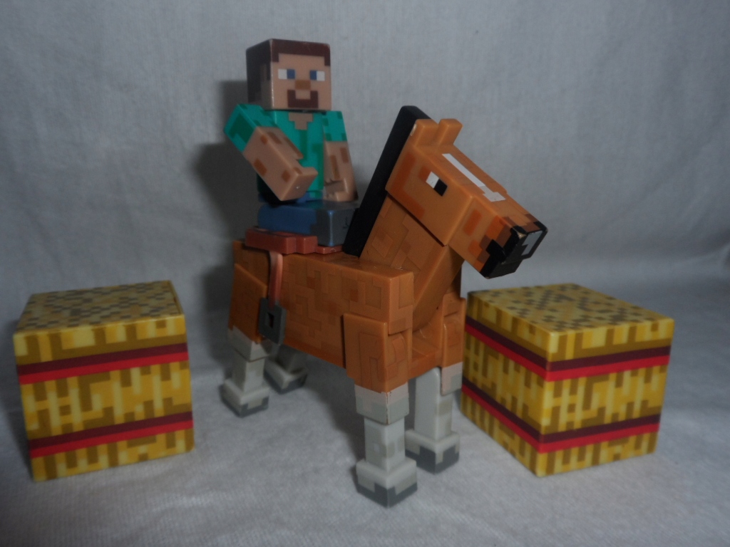 Minecraft Steve +łóżko + skrzynia+ crafting table - 7473653758 ...