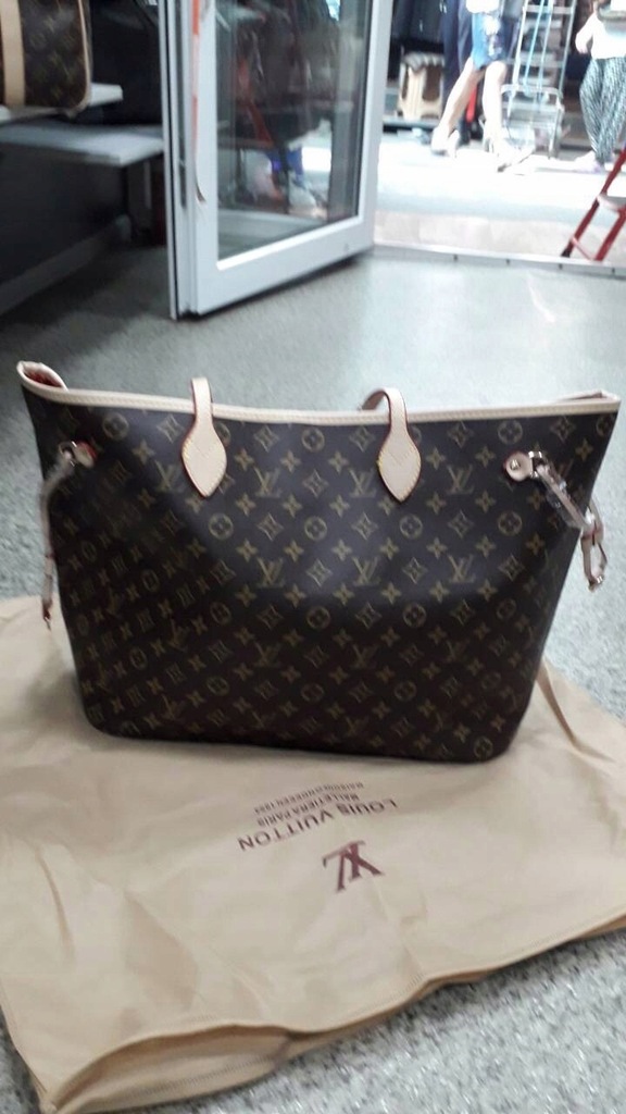 Torebka LOUIS VUITTON NEVERFULL MONOGRAM - 7557885416 - oficjalne archiwum Allegro