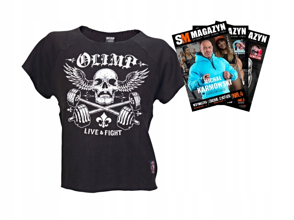 OLIMP LIVE AND FIGHT RAG TOP BRUCE KOSZULKA SIŁKA - 6722228733 ...