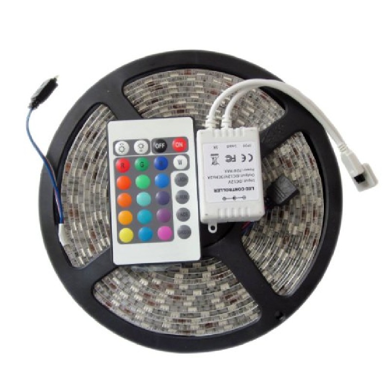 TaŚma Wodoodporna 300 Led Zestaw Smd Rgb 5m Pilot 6756468817