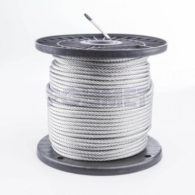 Lina stalowa OC konstrukcja 6x19 8mm - 100 metrów - 7194822387 - oficjalne archiwum Allegro