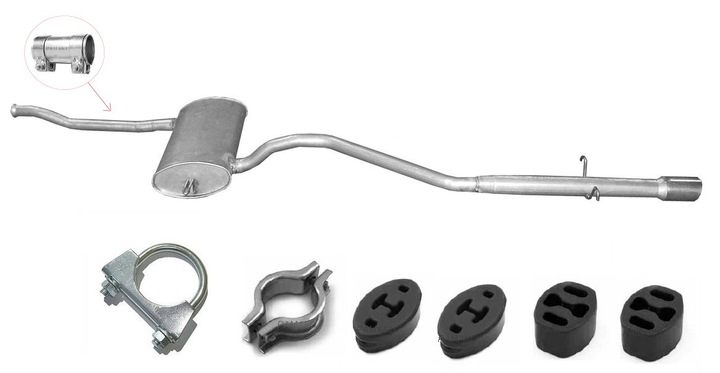 Exhaust ending pam 31.05 volvo s70 2.0 2.4
